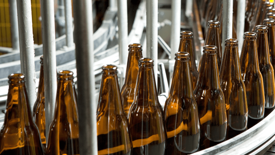 Glass Bottle Labeling | Adhesives manufacturing company