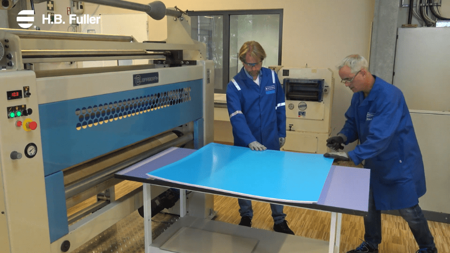 Flat Lamination application | Adhesives manufacturing company